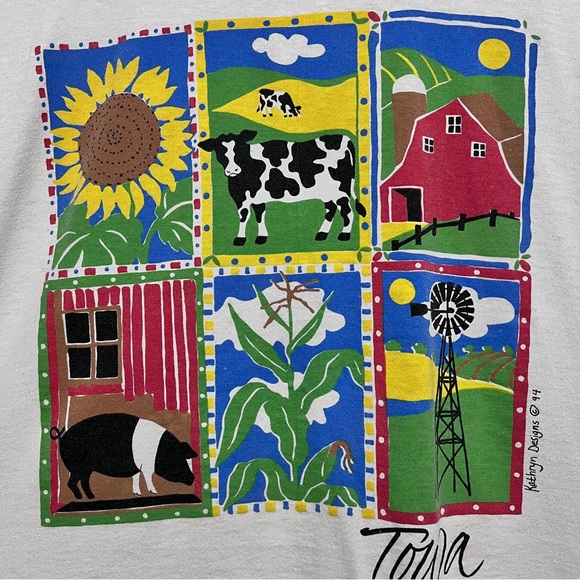 American Vintage | Shirts | Vintage Kathryn Designs 994 Iowa Farm ...